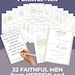 Men of the Bible Research Printable Faithful Men Biblical Worksheet ...