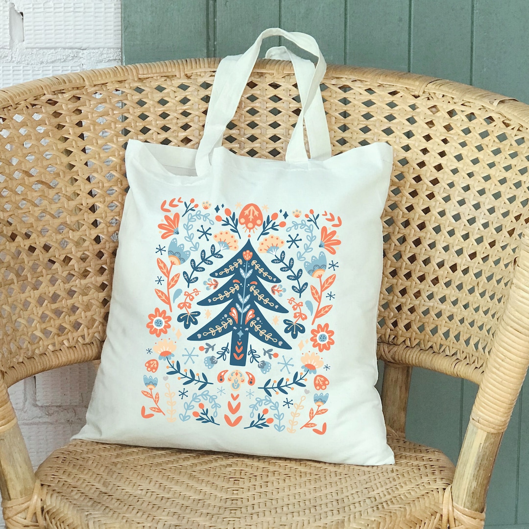 Hygge Shopping Bag Scandi Boho Tote Bag Scandinavian Forest Tote ...