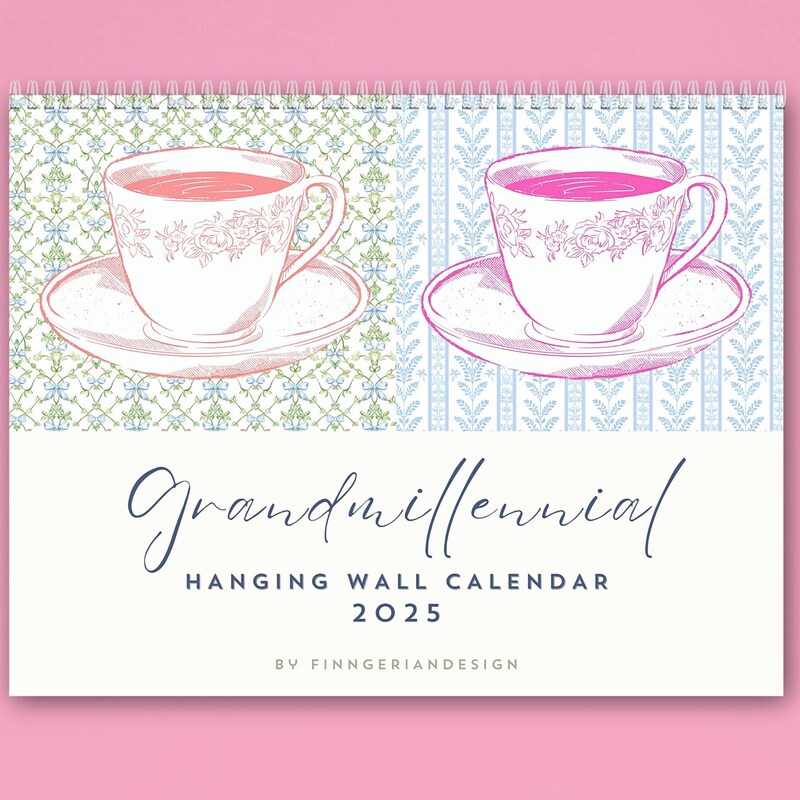 Coquette Calendar 2025 - Etsy