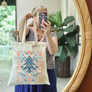 Hygge Shopping Bag Scandi Boho Tote Bag Scandinavian Forest Tote ...