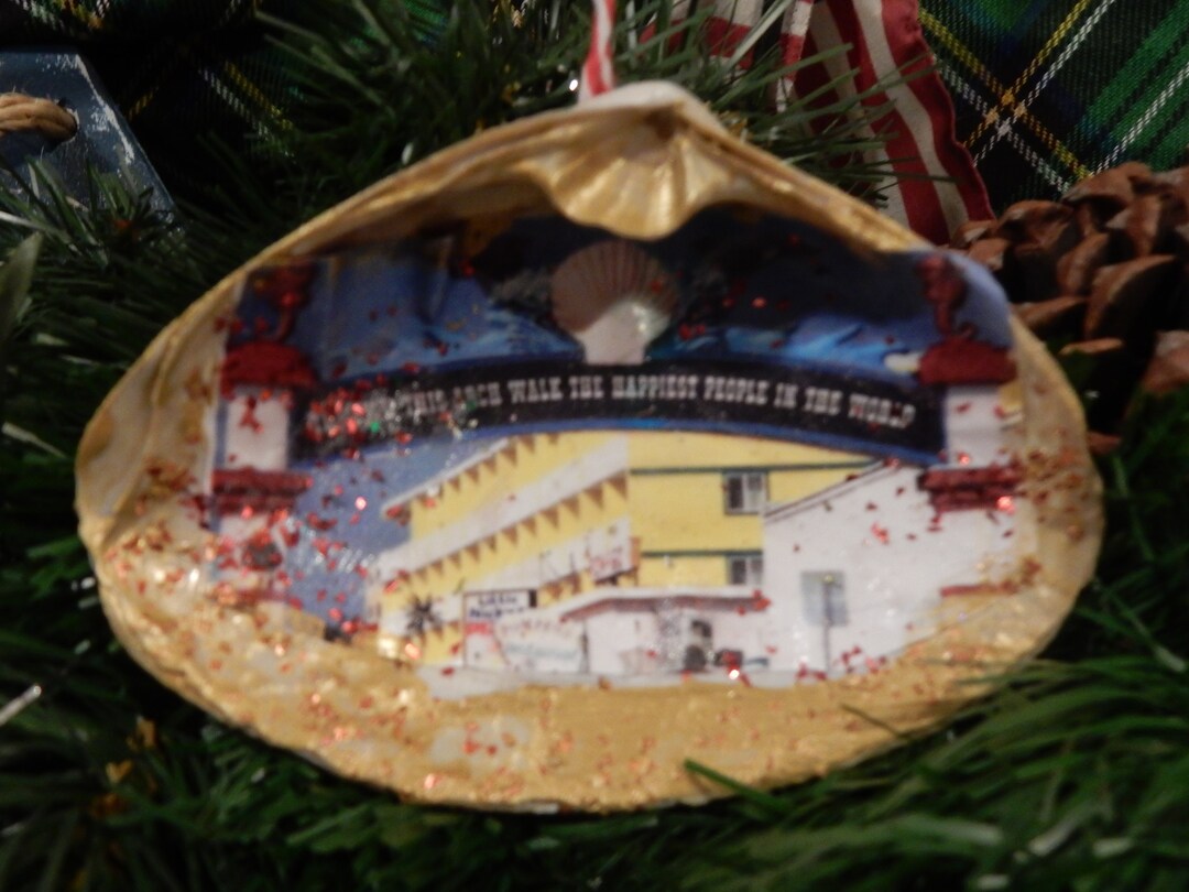 Genuine Wildwood Clam Shell With Picture of the Arch at the Beginning ...