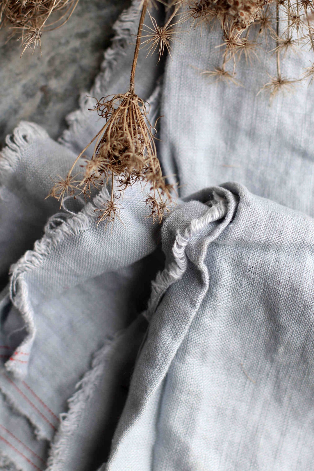 Morning Frost Linen 100% Linen Fabric Flax Linen 200 GSM Price per ...