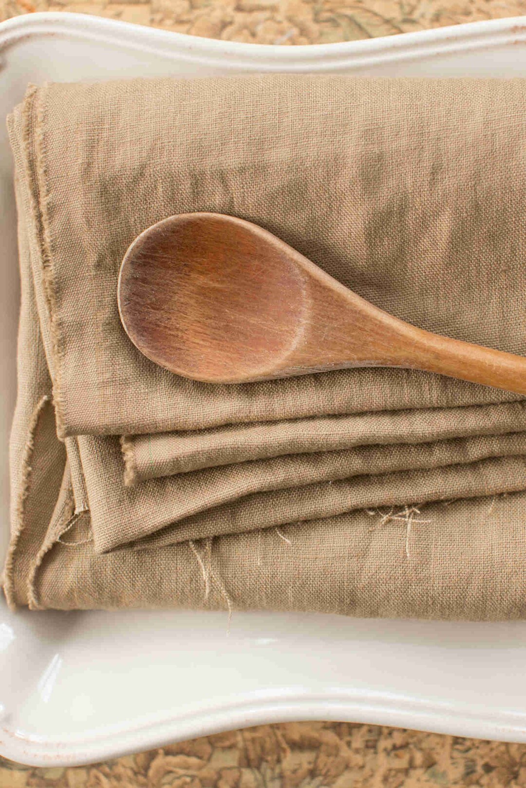 English Breakfast Linen 100% Linen Fabric | Flax Linen | 200 GSM ...