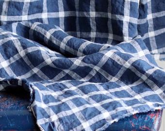 Checkered Linen - Etsy