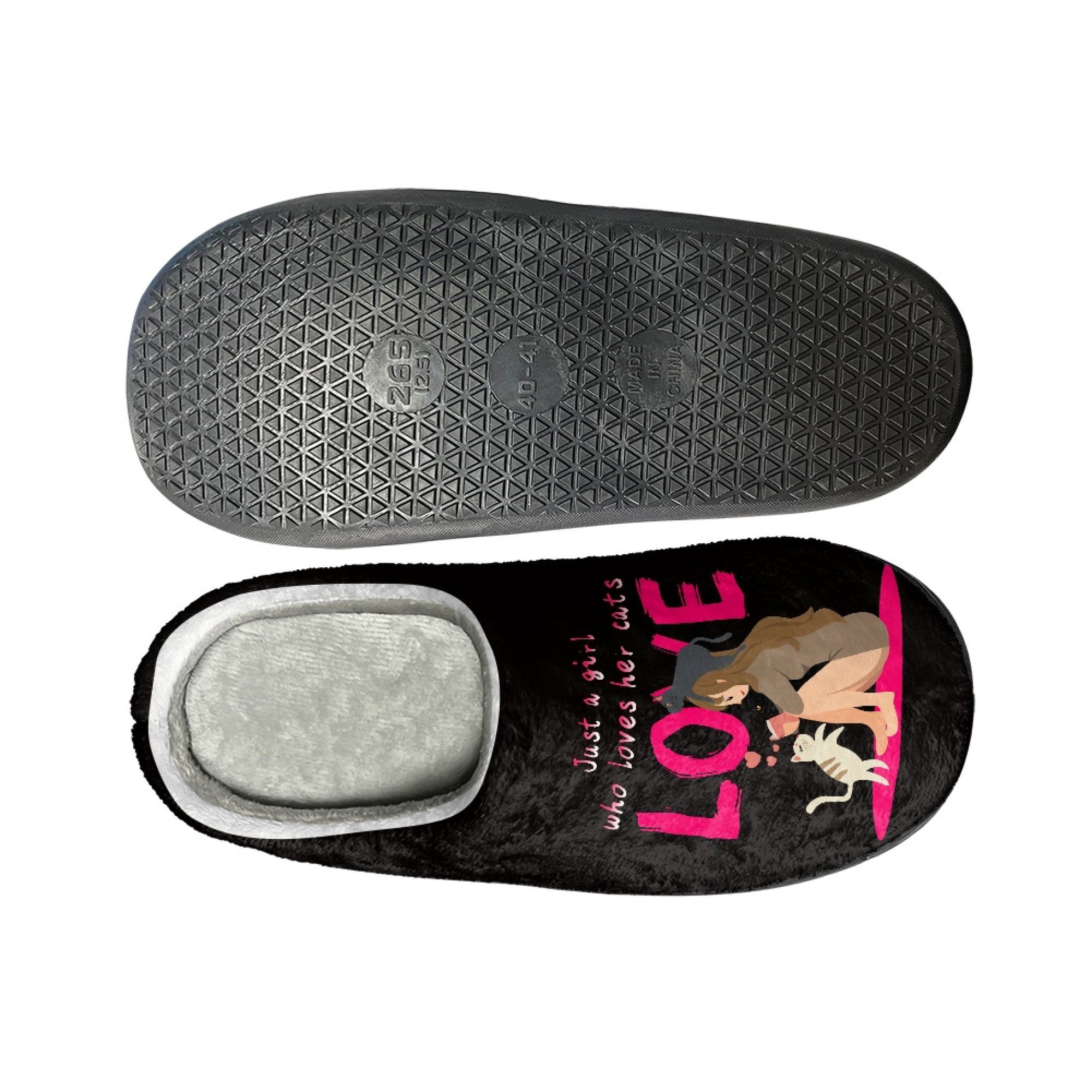 Cute Cat Lover Slippers, Dog Lover Gift Ideas sold by Ivory Ripped ...