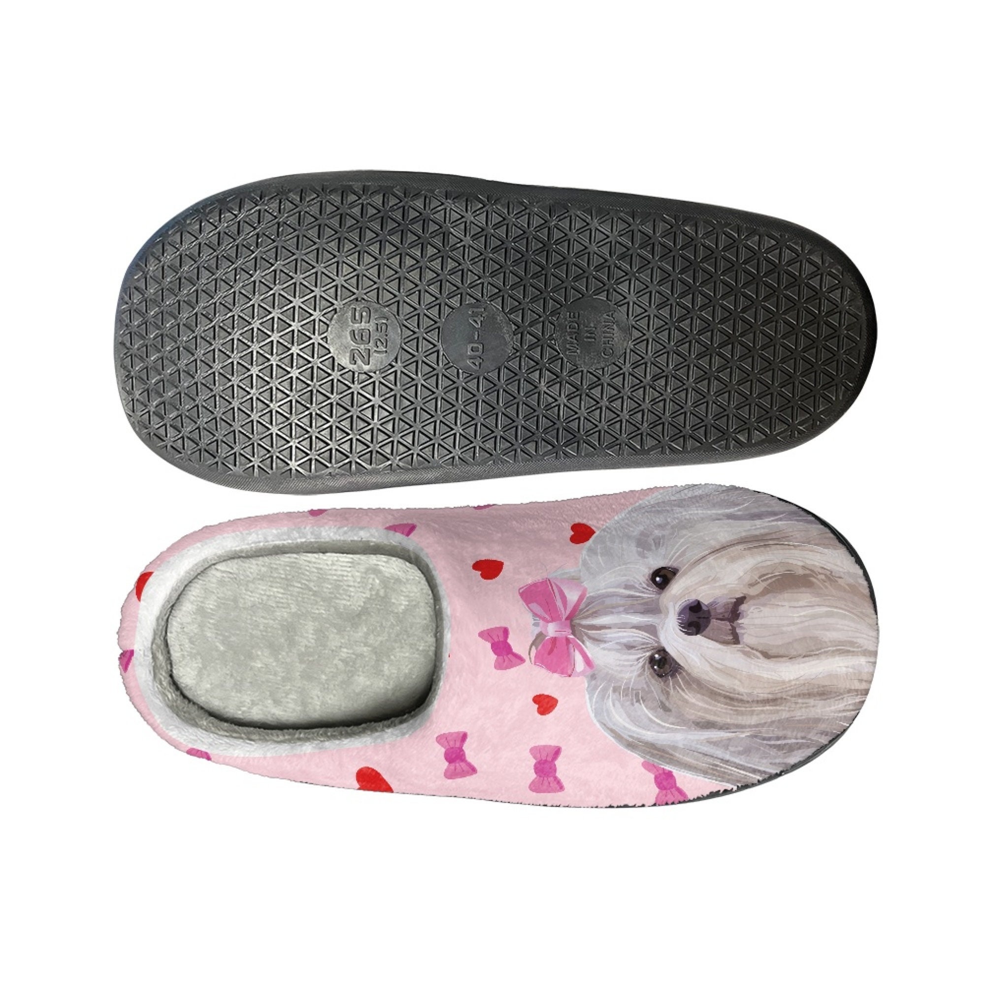 Cute Shin Tzu Dog Slippers , Lhrysanthemum Dog Lover Gift Ideas sold by ...