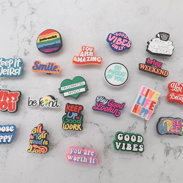 Preppy Jibbitz for Crocs - Etsy UK
