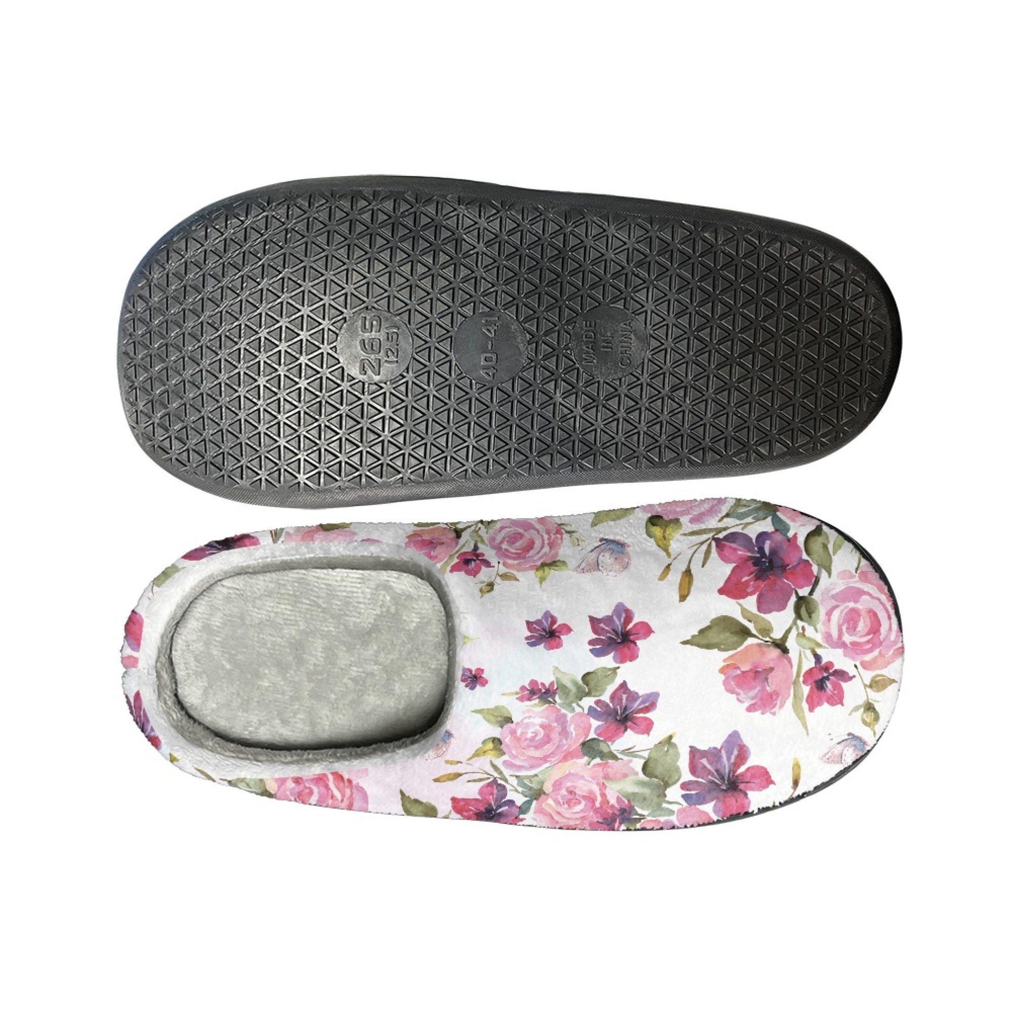 Beautiful Floral Slippers , Flower Women Slipper sold by Availability ...