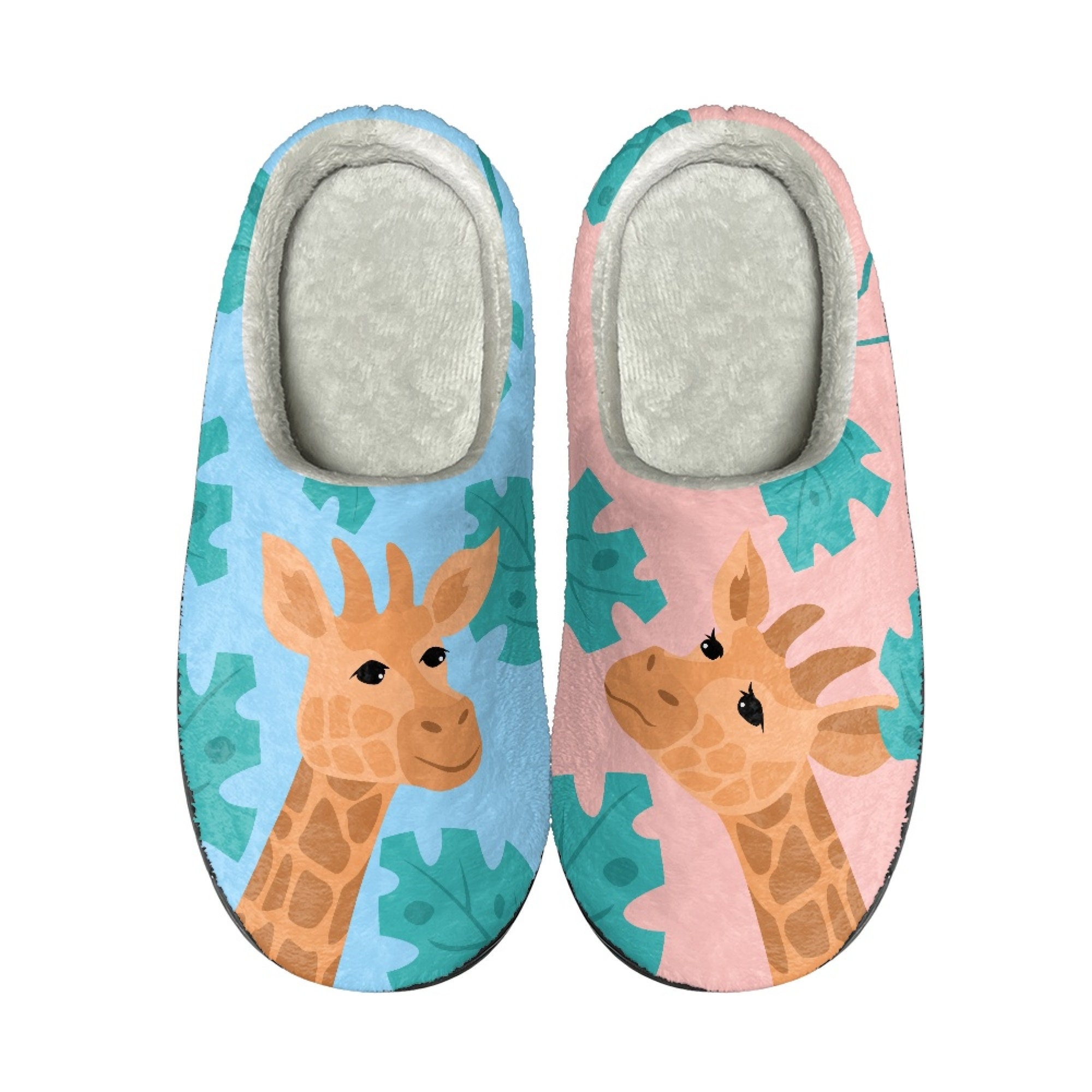 Cute Giraffe Slippers For Women & Men , Giraffe Lover Gift Idea sold by ...