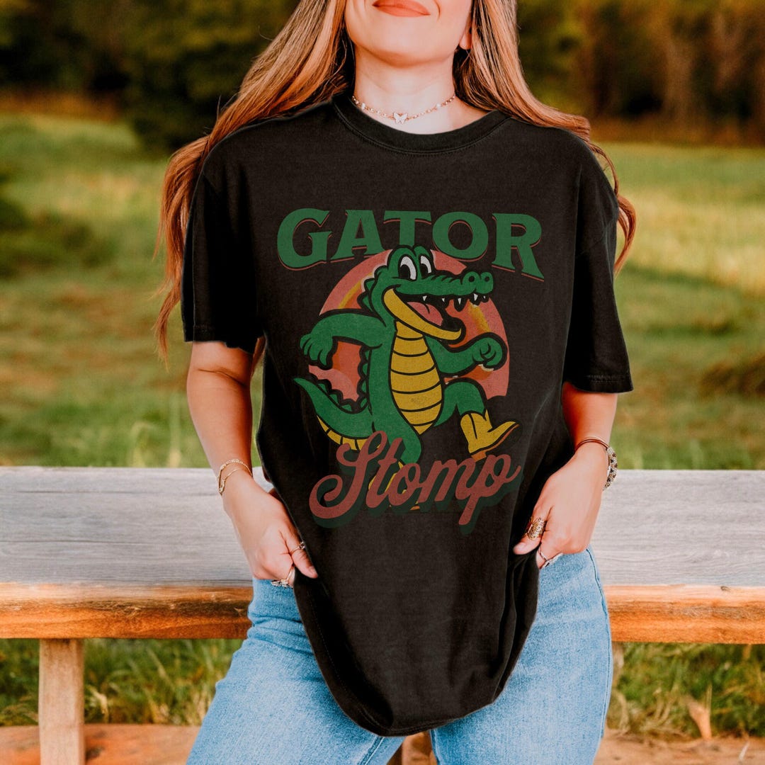 Gator Stomp Line Dancing T-shirt: Comfort Colors Southern Tee - Etsy