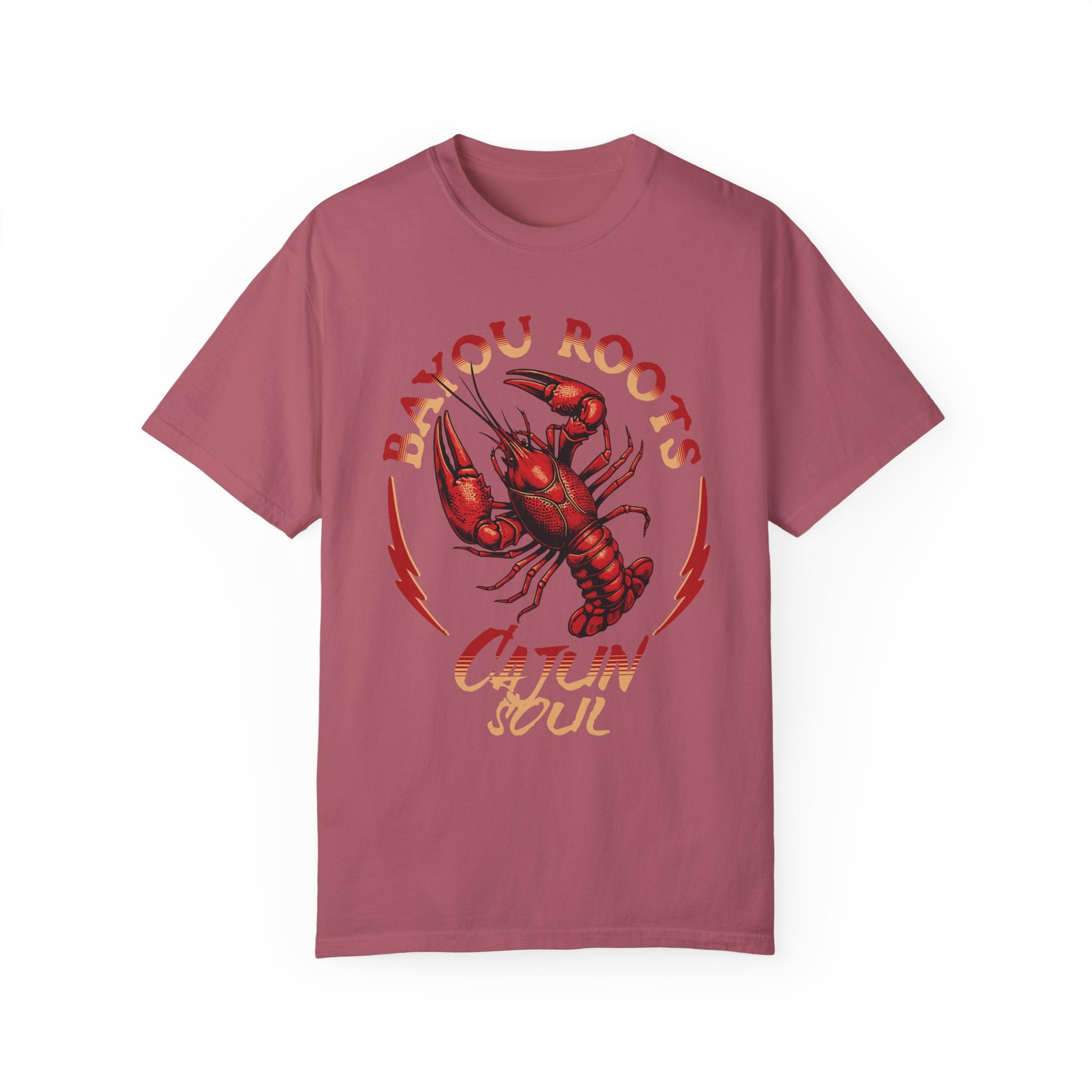 Cajun Bayou Crawfish Shirt, Comfort Colors®, Bayou Roots Cajun Soul ...