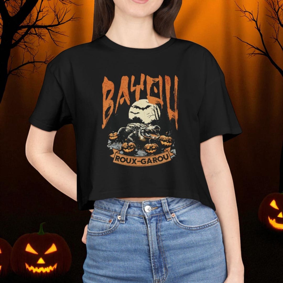 Bayou Roux Garou Halloween Tee: Cajun Alligator Werewolf Costume - Etsy