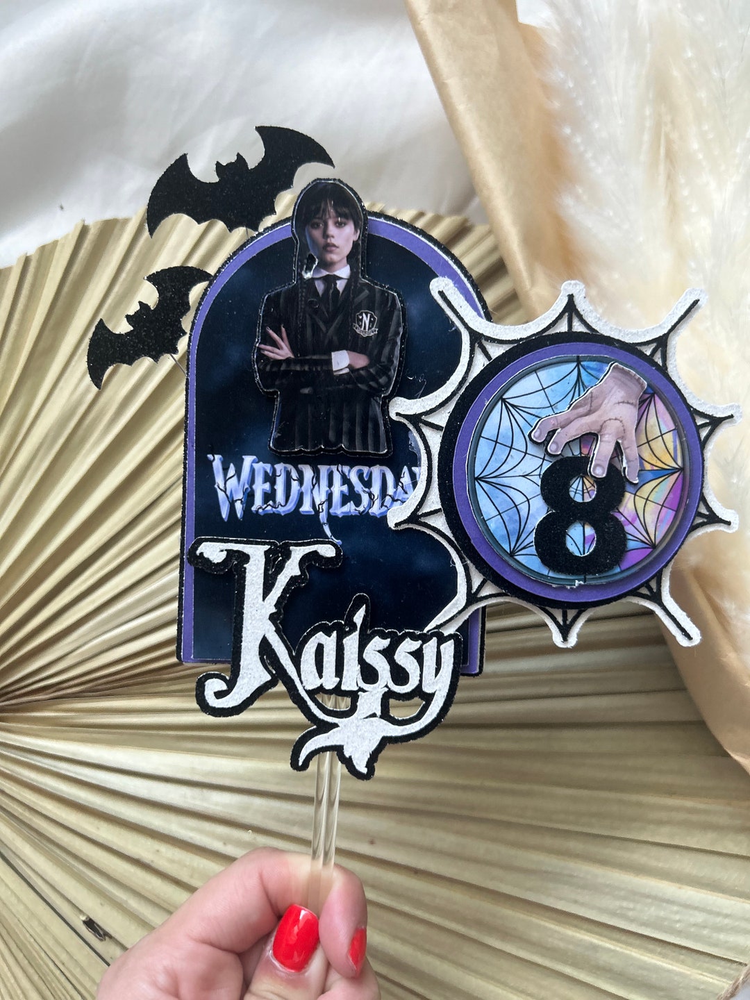 CAKE TOPPER Adams Family/ WEDNESDAY for Cake Decorating - Etsy