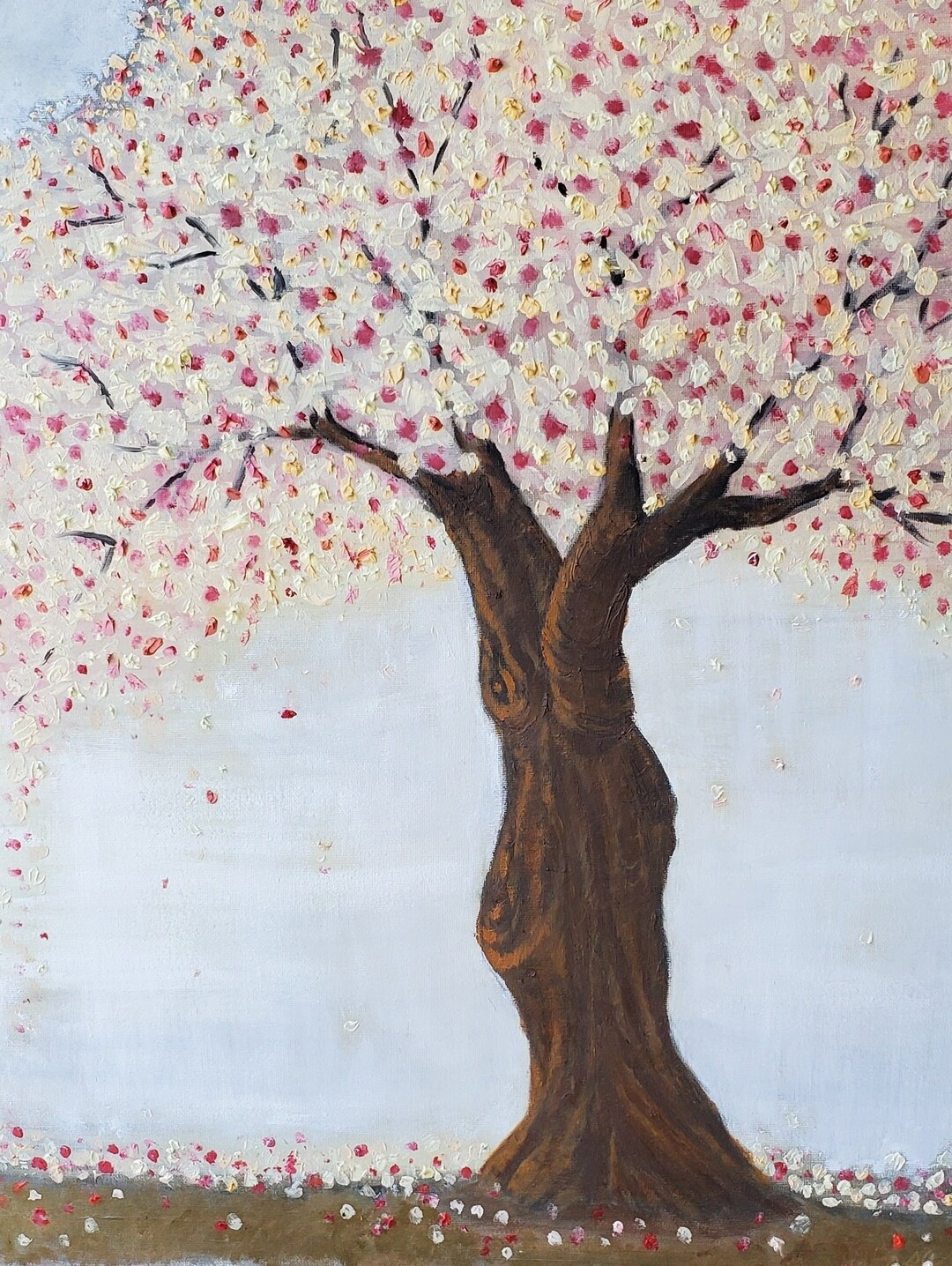 Blossom Tree Original Oil Painting Spring Decorative Art - Etsy