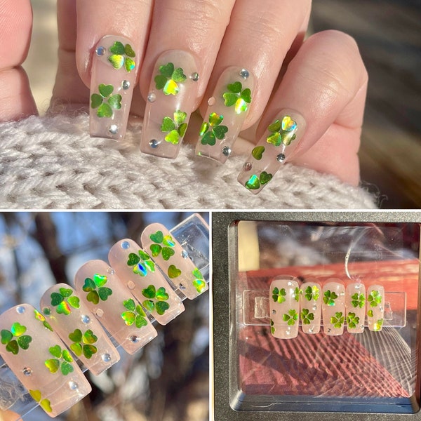 Clover Nails - Etsy
