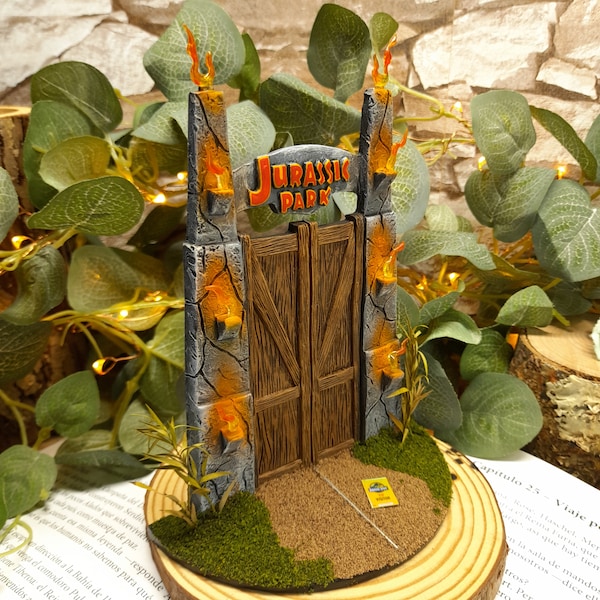 Jurassic Park Gate Font Etsy