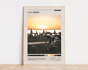 Calabria Travel Poster - Etsy