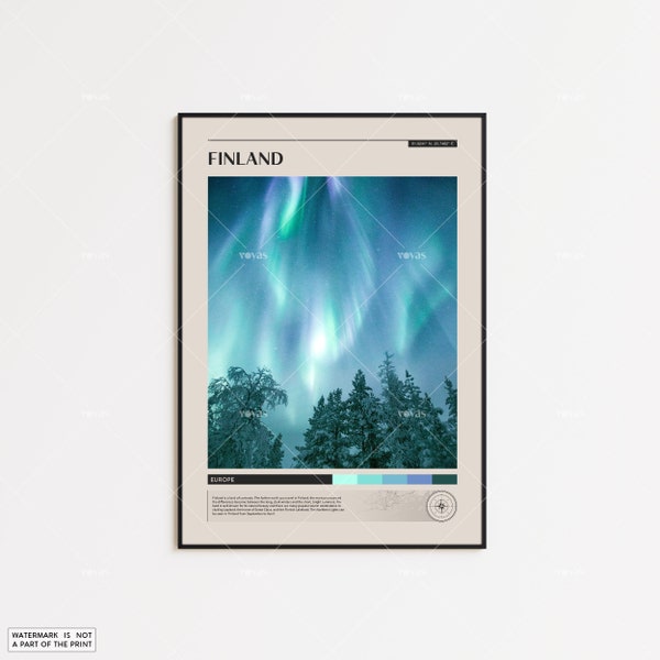 Finland Poster - Etsy