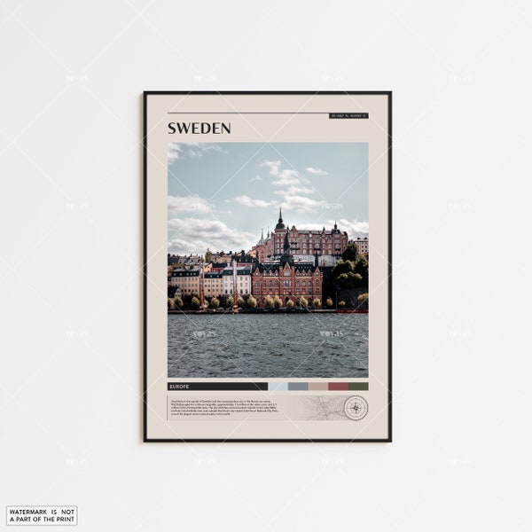 Sweden Poster - Etsy