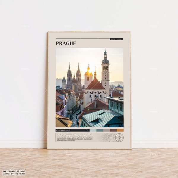 Prague Poster - Etsy