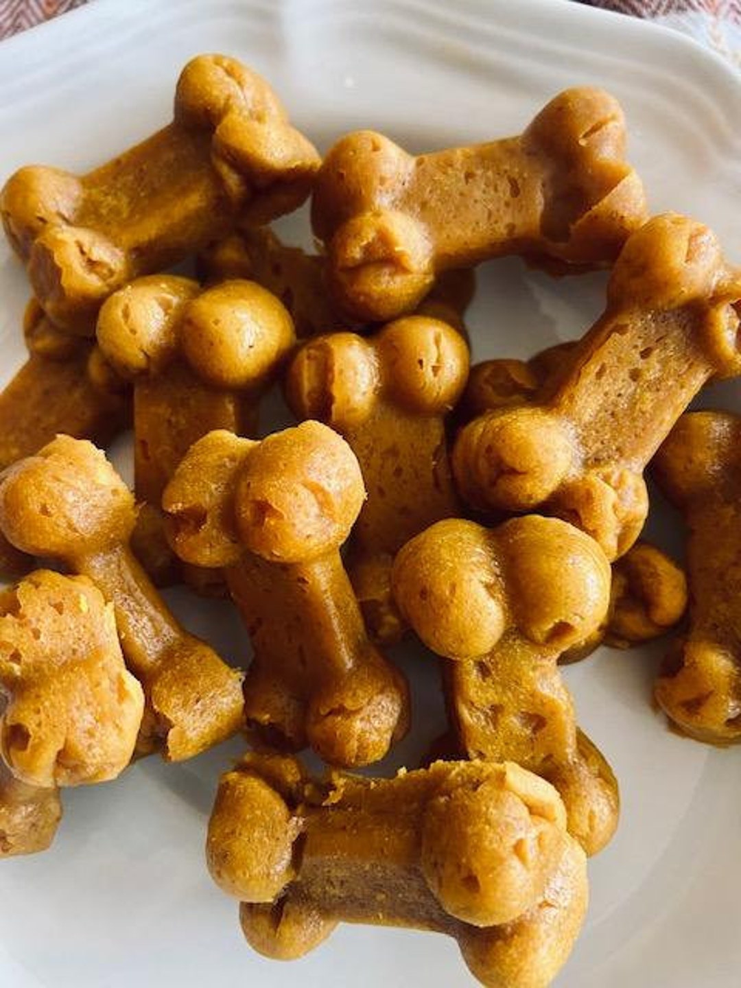 Pumpkin Peanut Butter Bone Cookies - Etsy