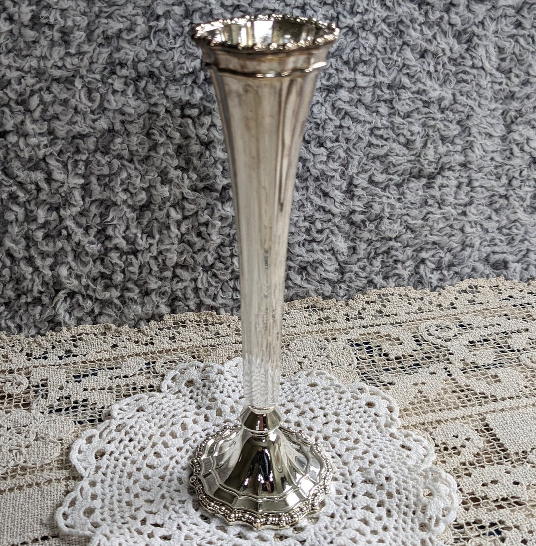 Vintage 1978 Avon Hudson Manor Silverplate Bud Vase - Etsy