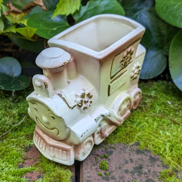 Locomotive Plant Pot - Etsy