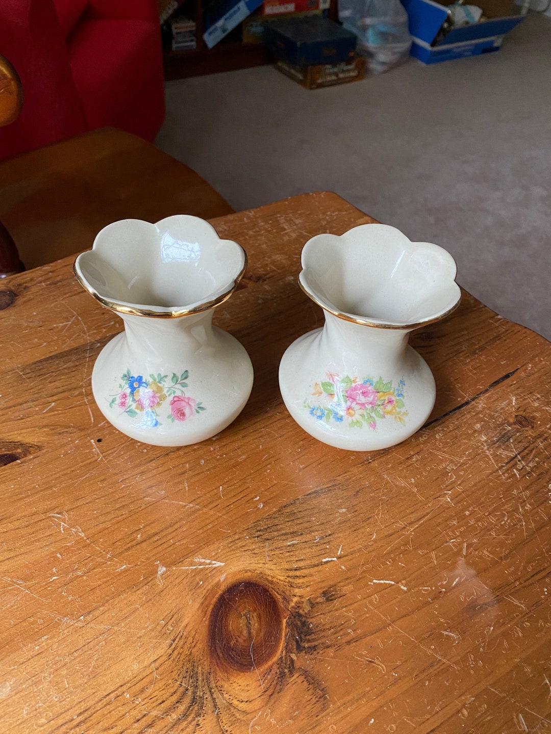 Vintage Marco Pottery Vases, Set of 2 - Etsy