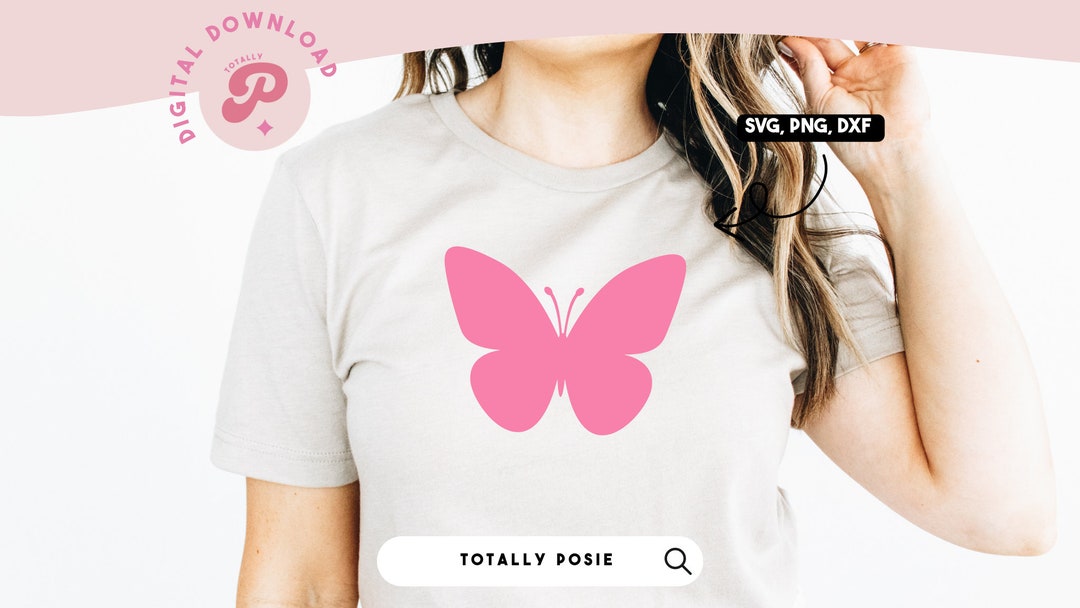 Pink Butterfly SVG | Clipart, Doodles, Graphic, Vector SVG, Sticker ...