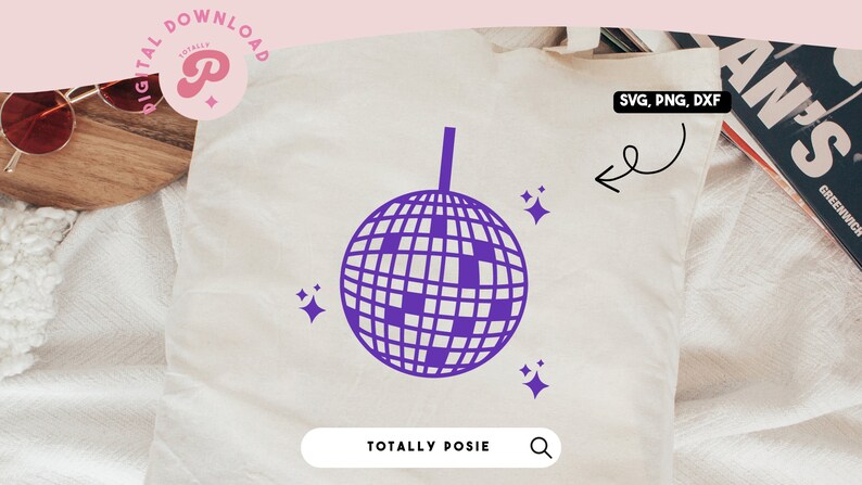 Disco Ball SVG | Disco Clipart, Doodles, Graphic, Vector SVG, Sticker ...