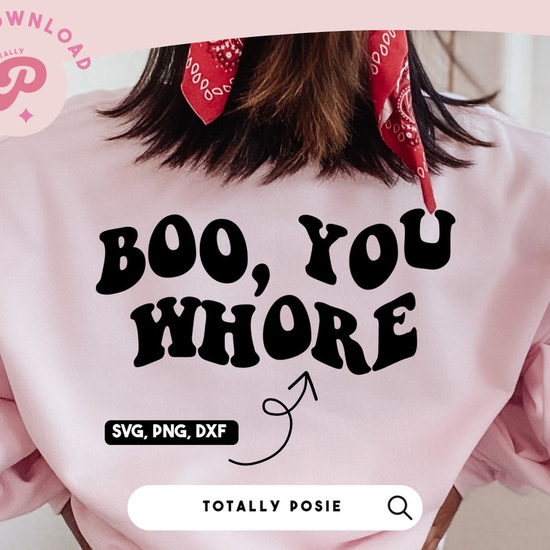 Boo You Whore - Etsy