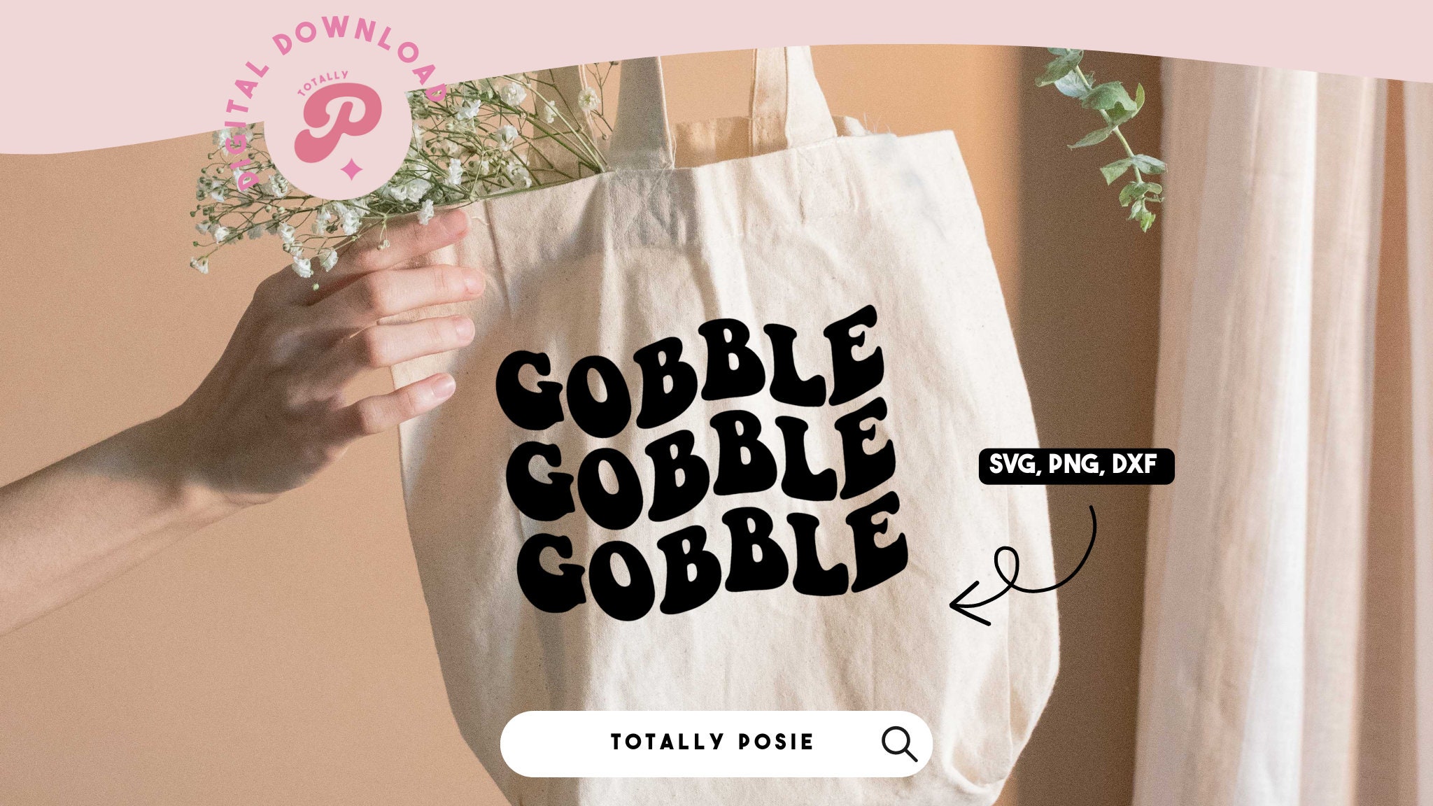 Gobble SVG Thanksgiving SVG Fall Autumn Pumpkin Spice - Etsy