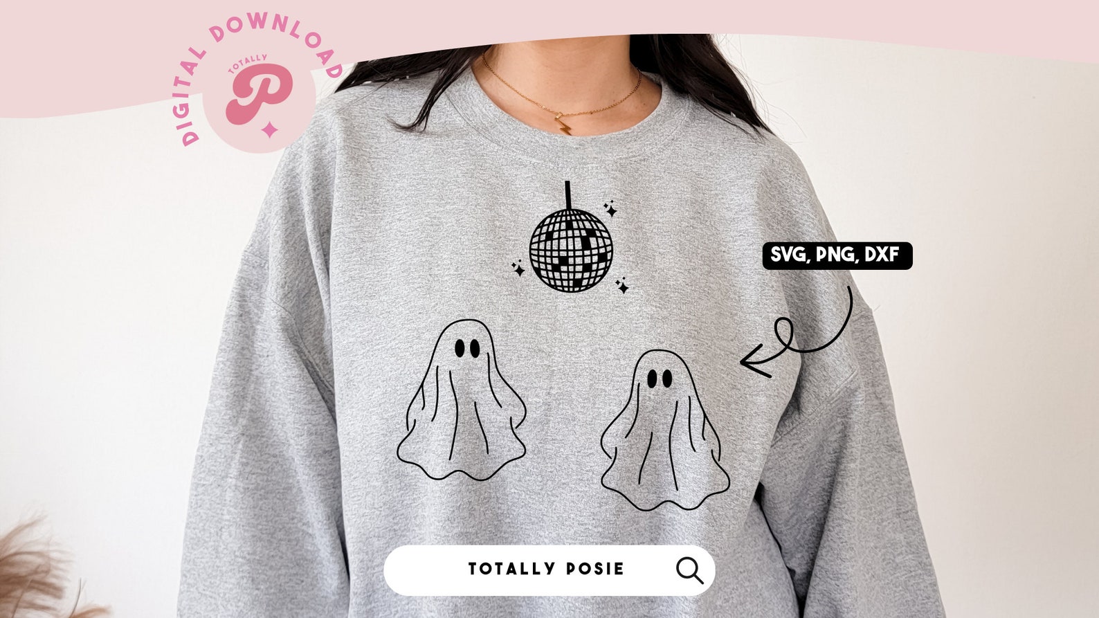 Ghost Spooky Disco SVG Retro Groovy Halloween Ghosts - Etsy