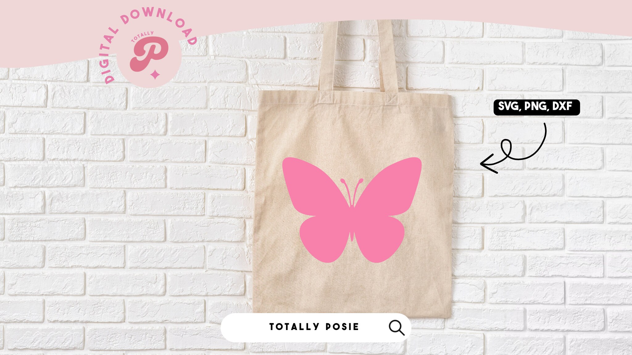 Pink Butterfly SVG Clipart Doodles Graphic Vector SVG - Etsy