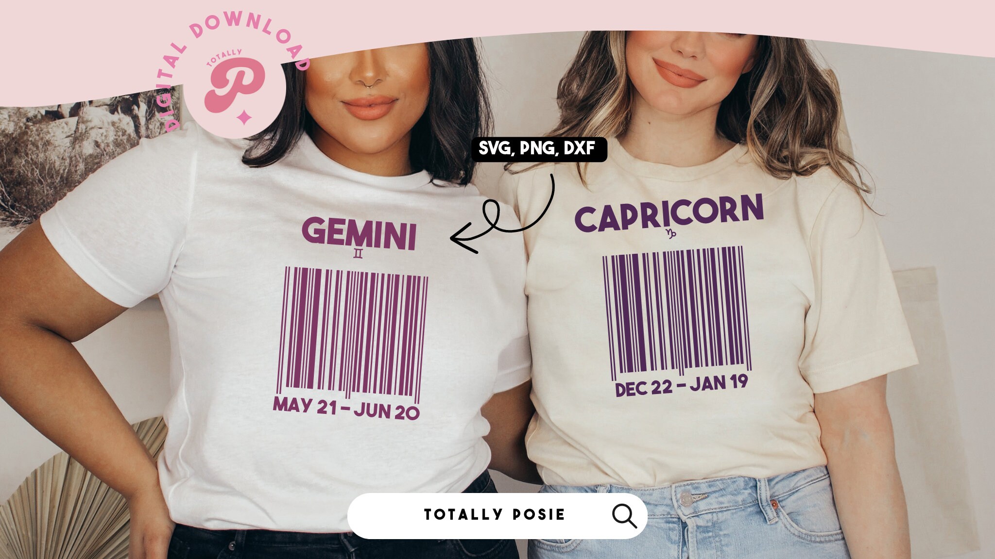 Gemini Zodiac SVG | Astrology, Horoscope, Barcode, Moon, Sun, Birthday ...
