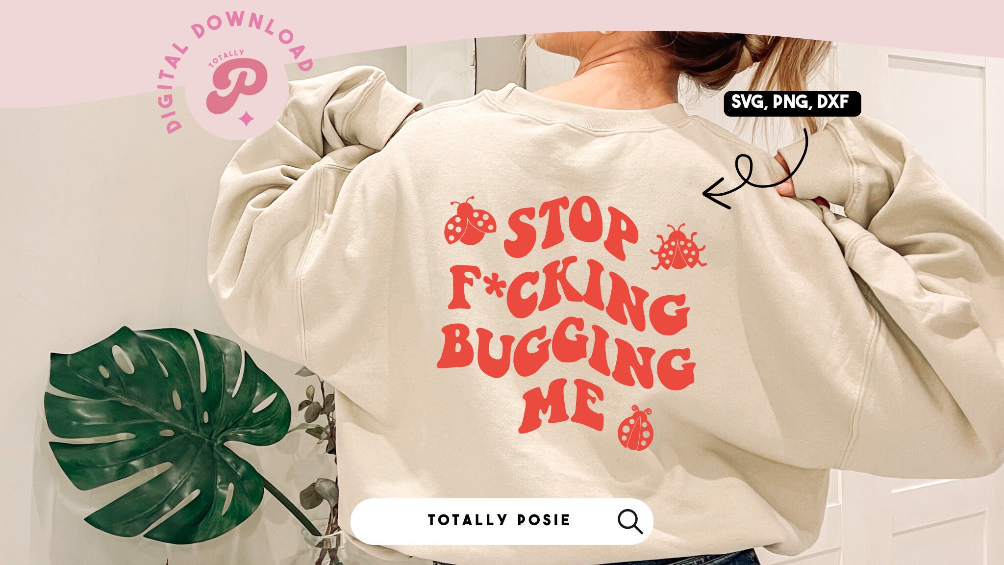 Stop Fcking Bugging Me SVG Spring Ladybug Insect Trendy - Etsy