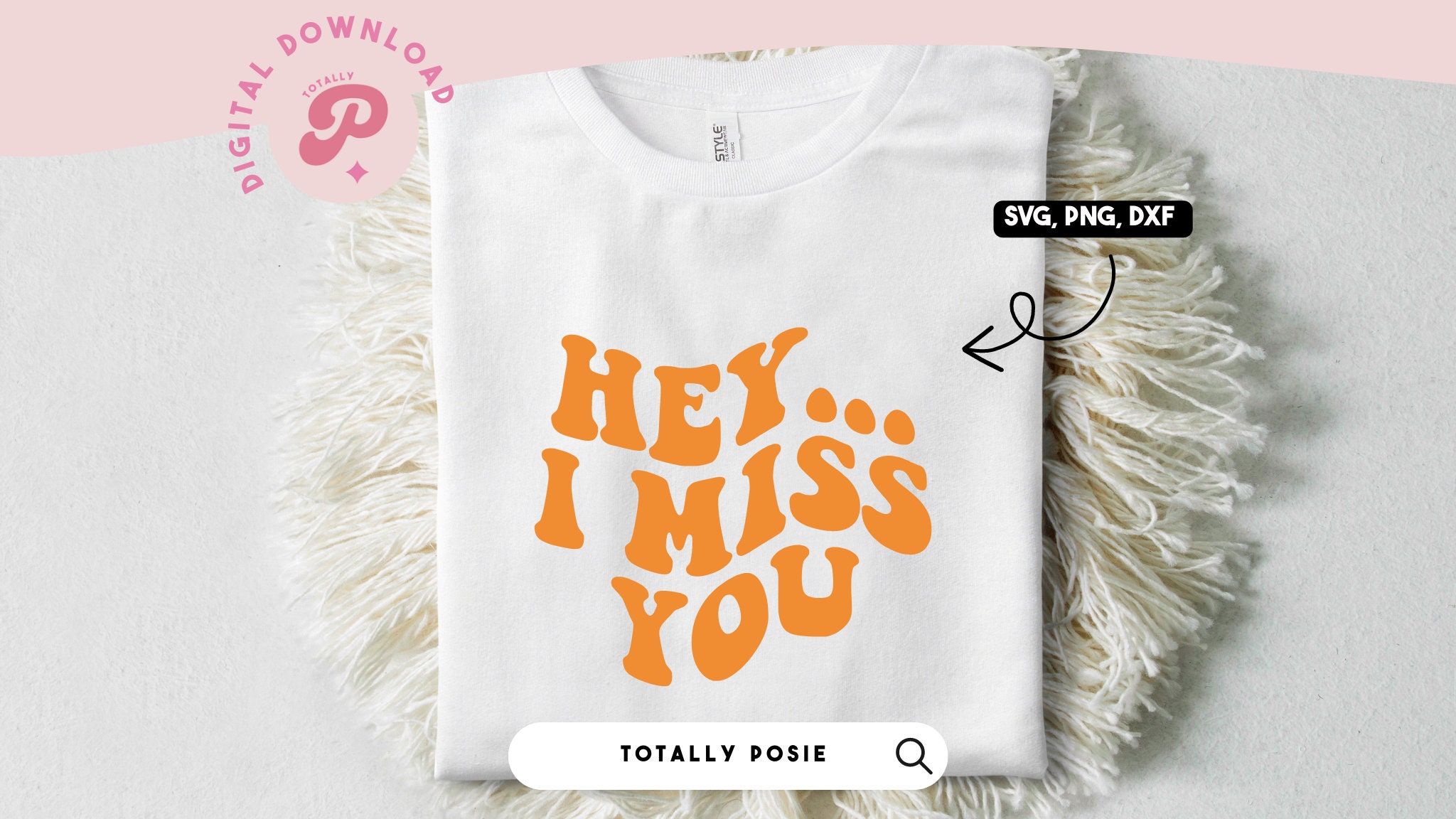 Hey... I Miss You SVG | Miss You, Love You, Trendy Sweatshirt, VSCO ...