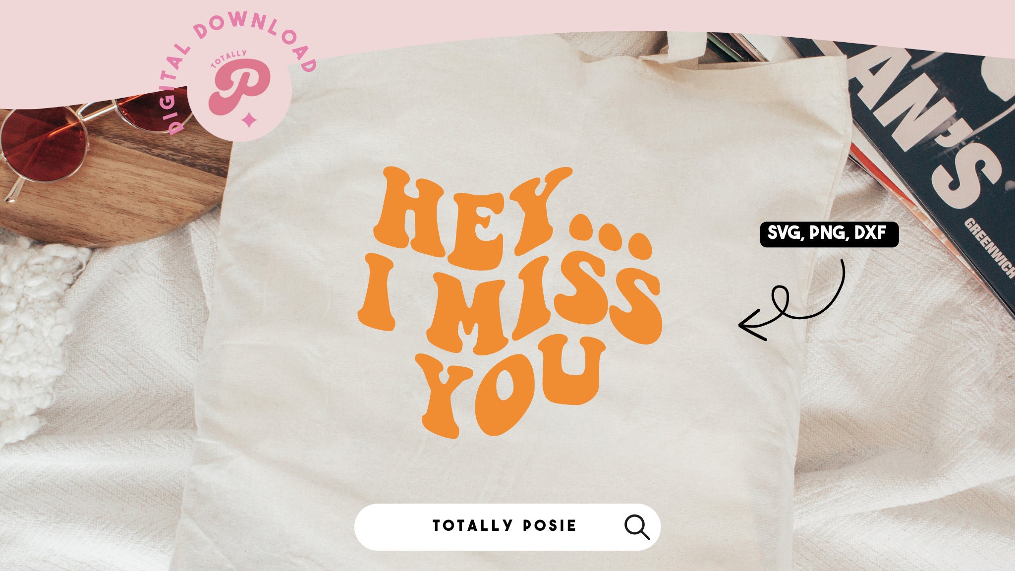 Hey... I Miss You SVG | Miss You, Love You, Trendy Sweatshirt, VSCO ...