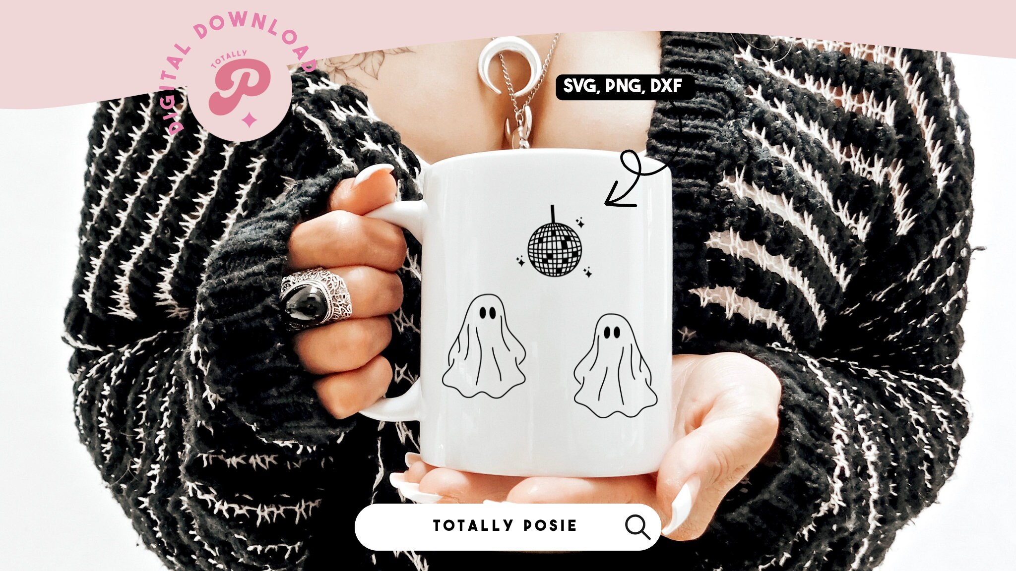 Ghost Spooky Disco SVG Retro Groovy Halloween Ghosts - Etsy