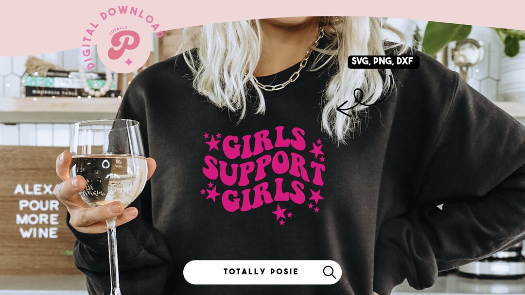 Girls Support Girls SVG | Girlfriends, Feminist, Motivational ...