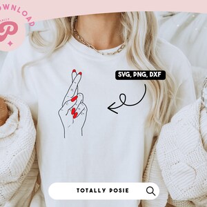 Fingers Crossed SVG | Wish for Luck, Hands SVG, Good Luck, Woman Hand ...