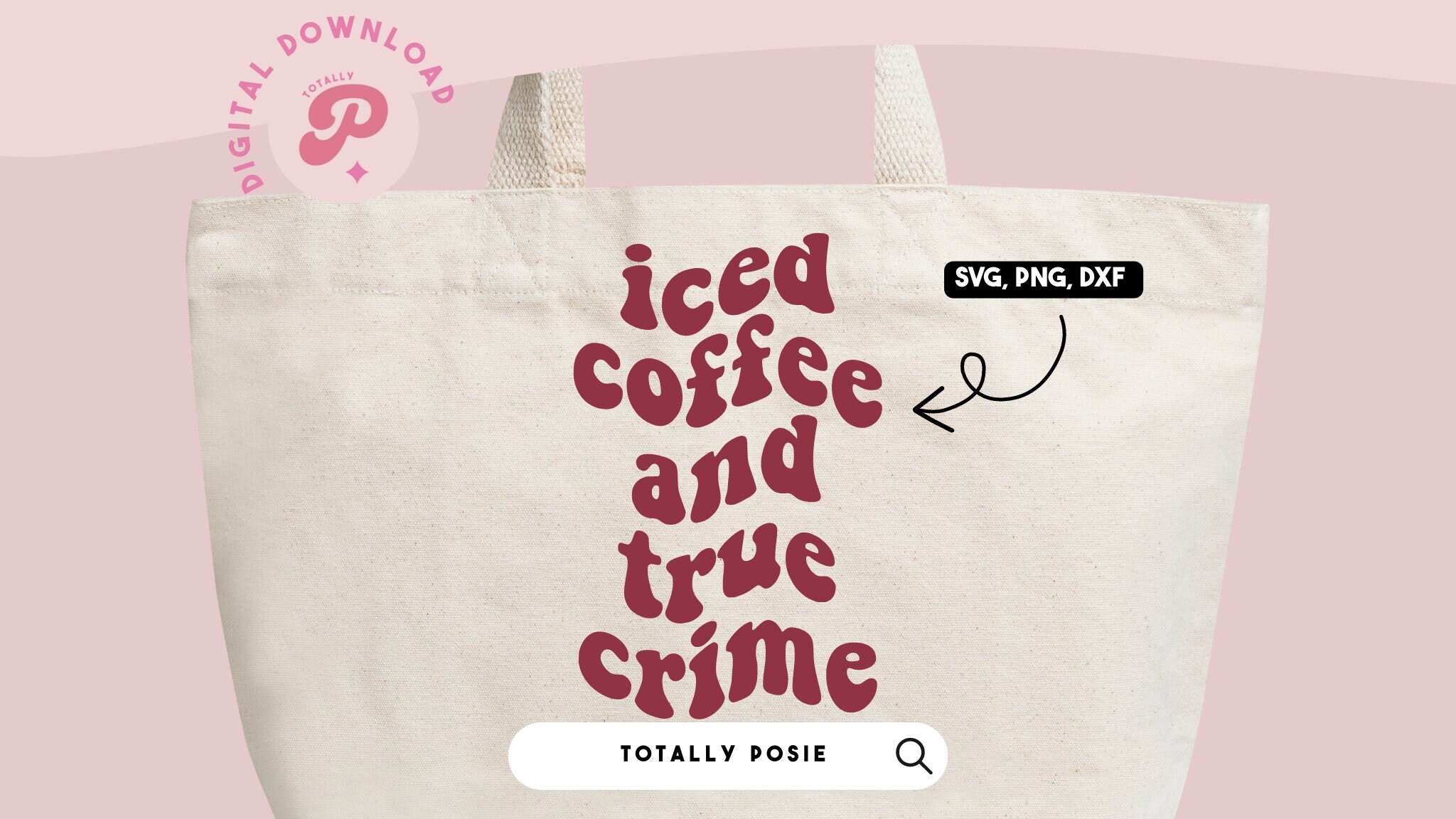 Iced Coffee & True Crime SVG True Crime, Murder Shows, Documentaries ...