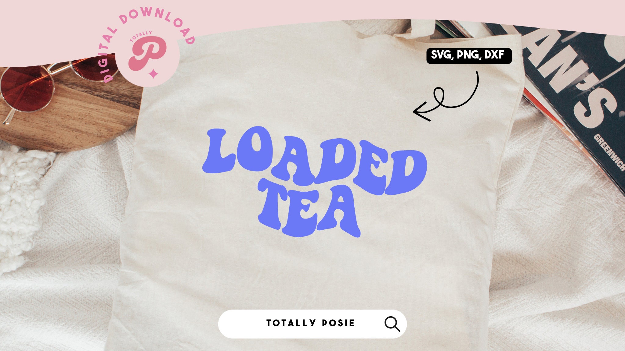 Loaded Tea SVG Loaded Tea Junkie Retro Loaded Tea Lover - Etsy