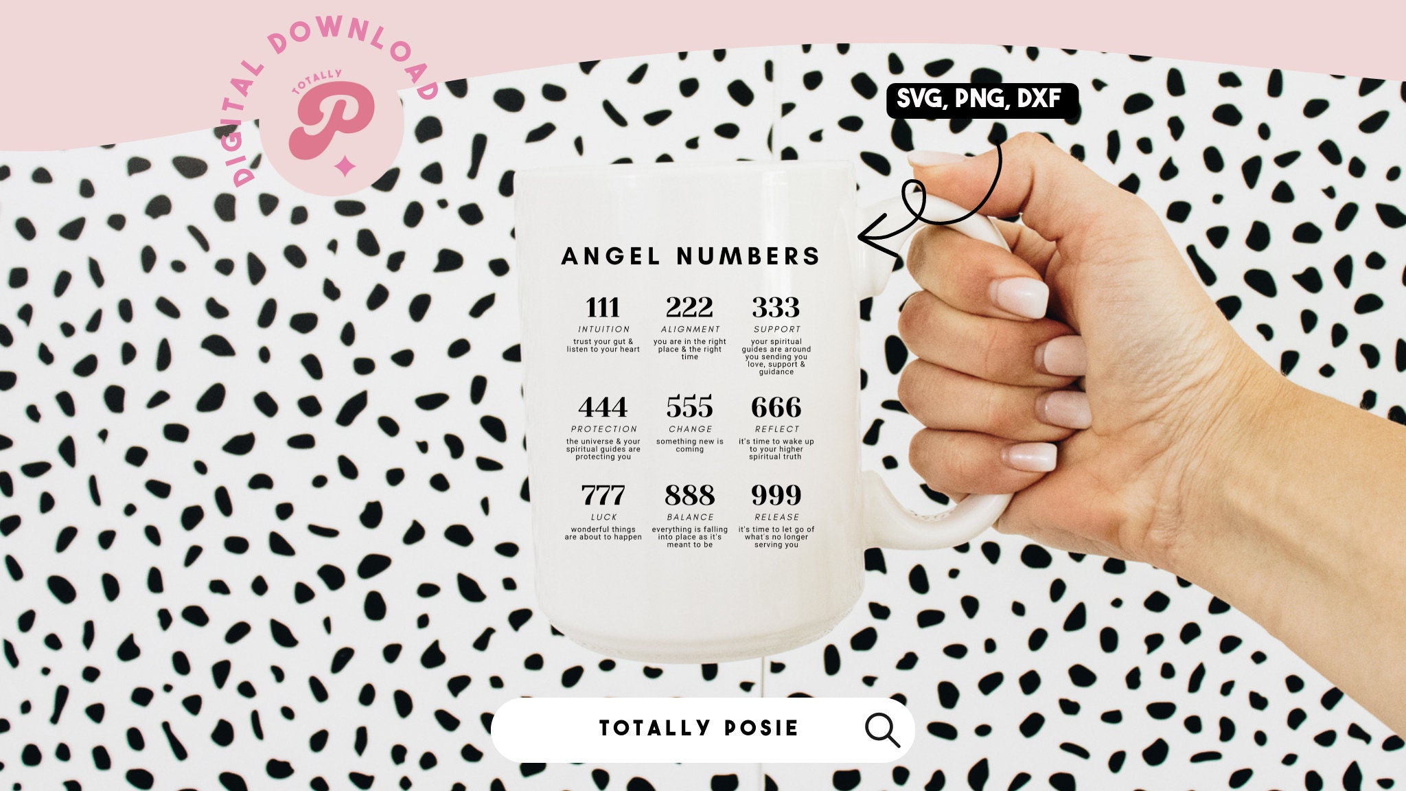 Angel Numbers SVG | Angel Aesthetic SVG, Spiritual, Trendy, Lucky ...