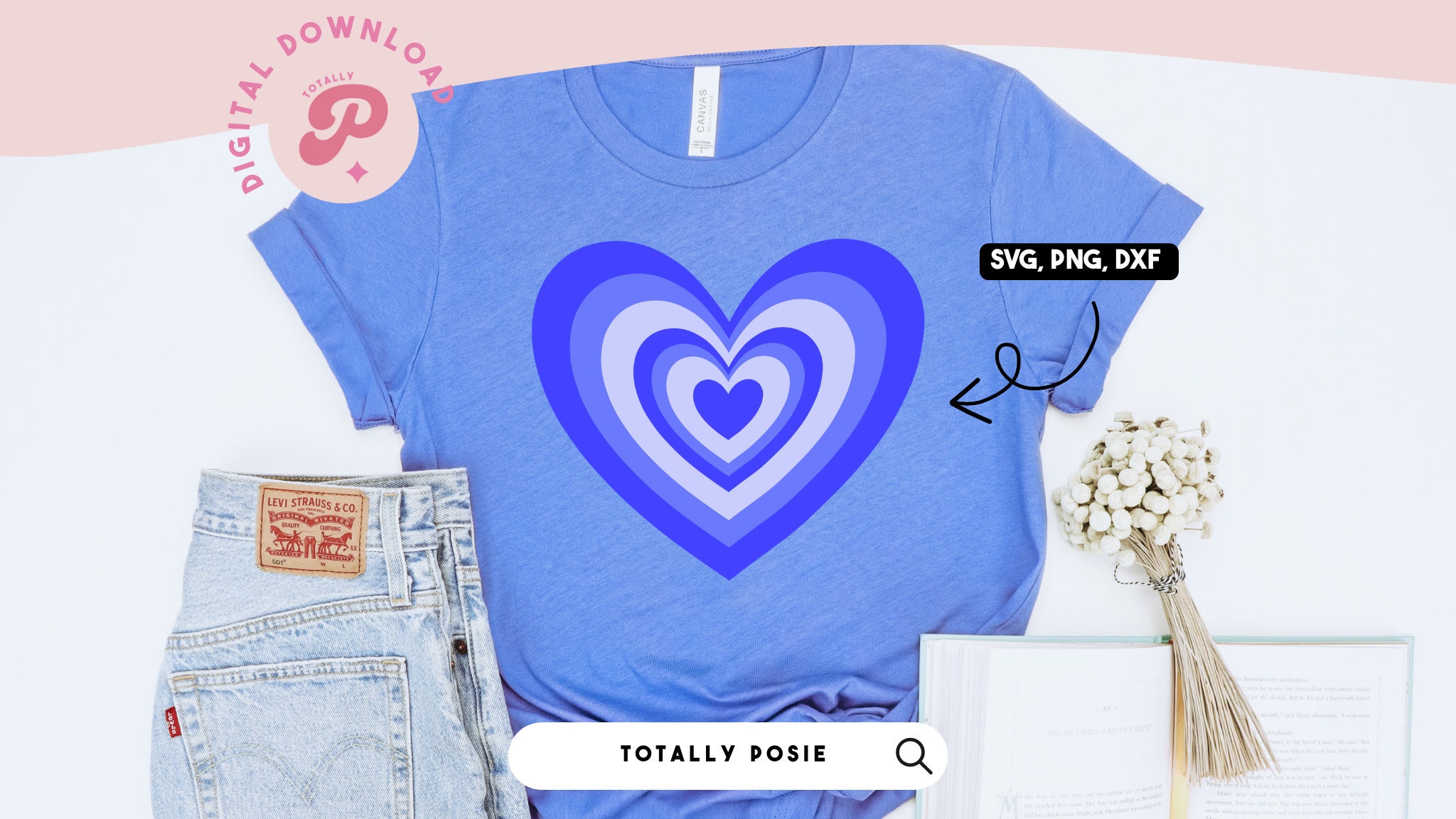 Blue Heart SVG Y2K Inspired Latte Heart Blue Love - Etsy