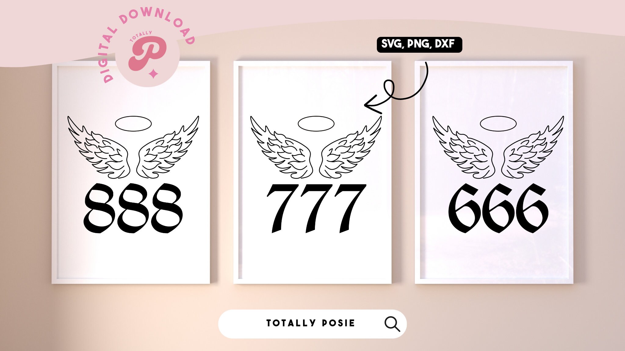 Angel Numbers SVG Reflection Angel Aesthetic Spiritual - Etsy