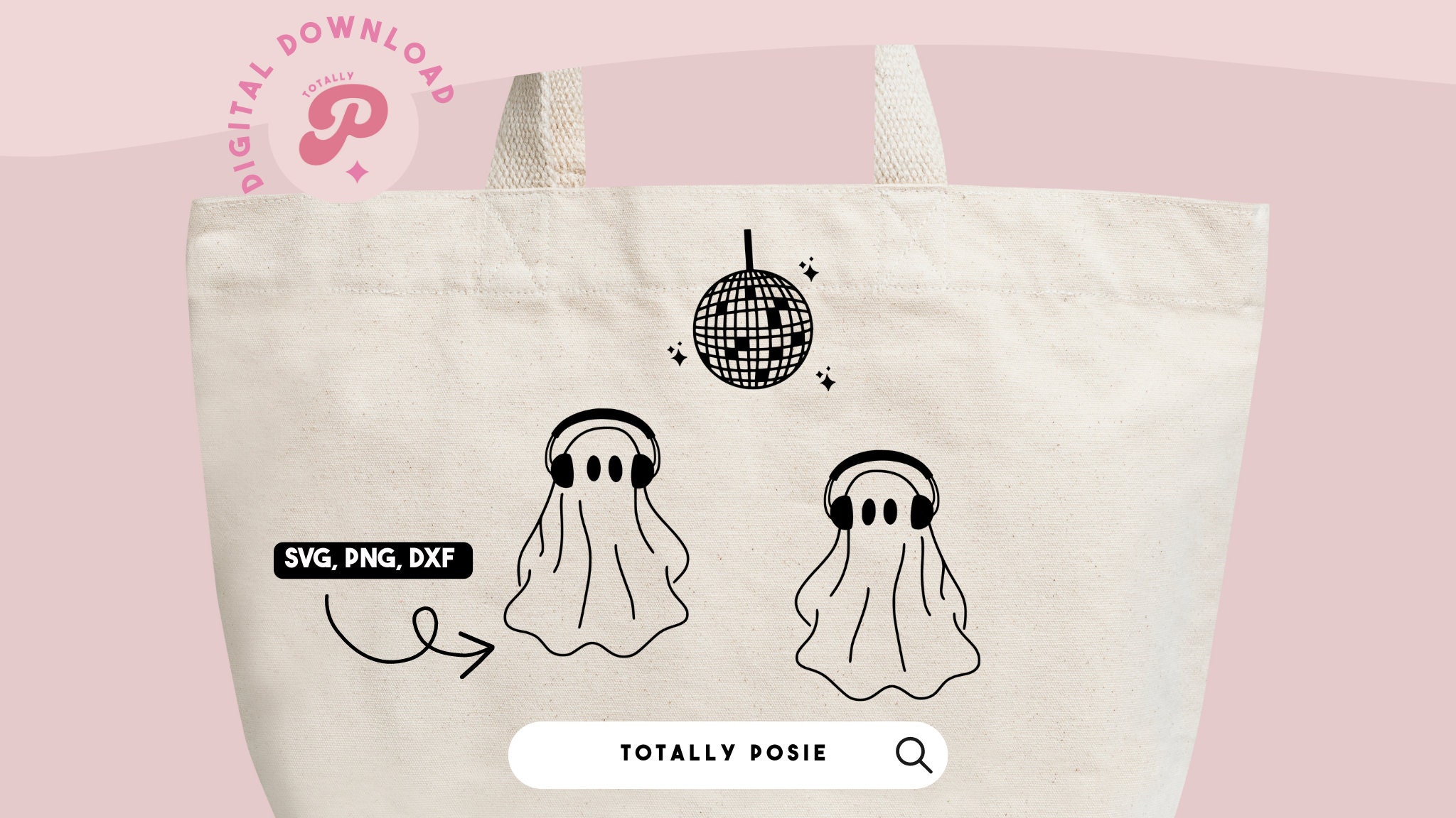 Ghost Spooky Disco SVG Retro Groovy Halloween Ghosts - Etsy