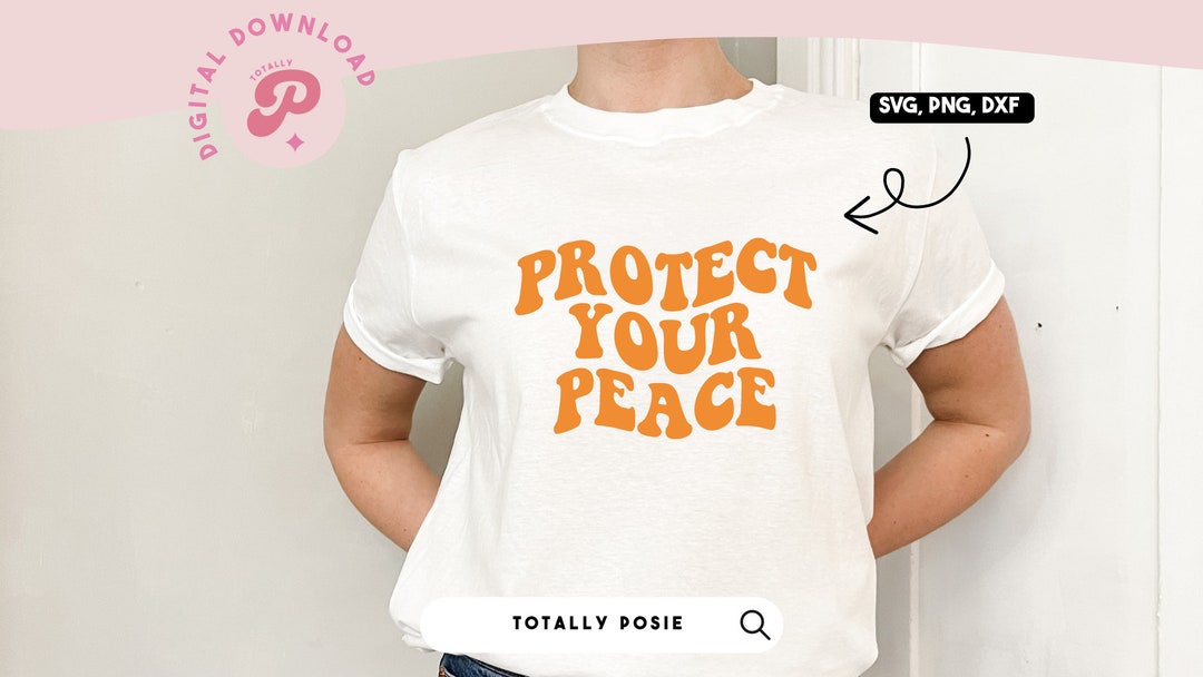 Protect Your Peace SVG | Peace, Protection, Peace Sign, Trendy ...