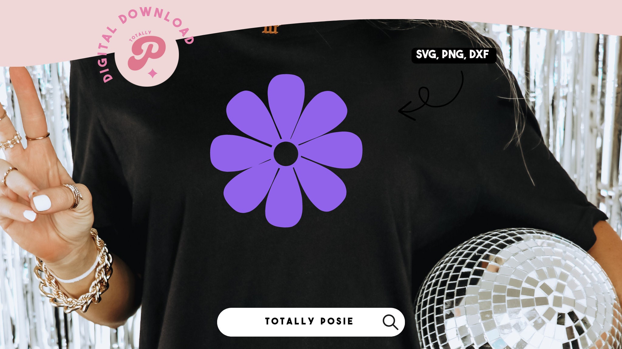 Purple Daisy SVG Clipart Doodles Plant Graphic Vector - Etsy