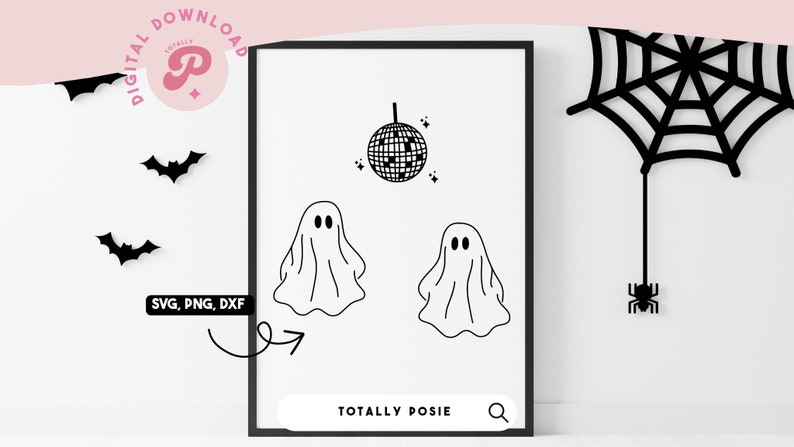 Ghost Spooky Disco SVG Retro Groovy Halloween Ghosts - Etsy